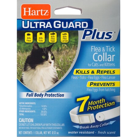 Hartz UltraGuard Plus Solid Cat Flea and Tick Collar 32700942687 | Zoro